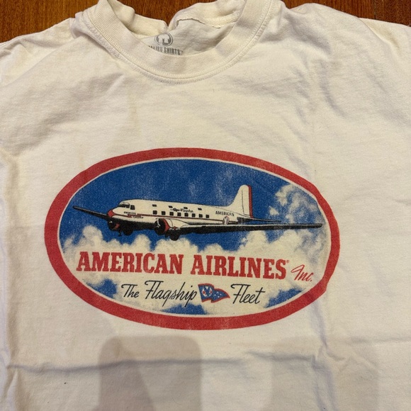 malibu shirts | Tops | Vintage Style American Airlines T Shirt | Poshmark